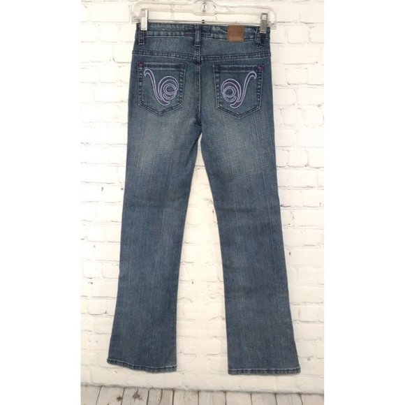 Vigoss | Jeans | Vigoss Straight Leg Jeans Denim Blue Girls Sz2 28x29 ...